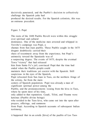 1 the pueblo revolt, 1680 kevin m. gannon (2013) issue | DOCX