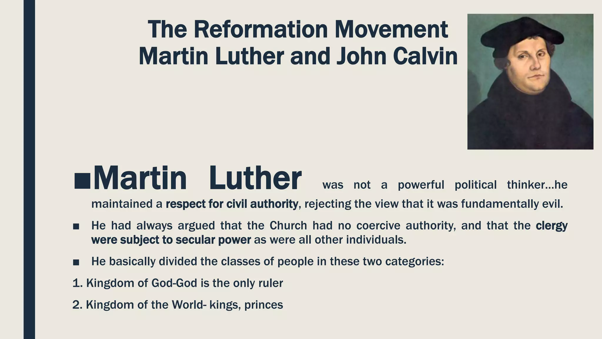 The Reformation | PPTX