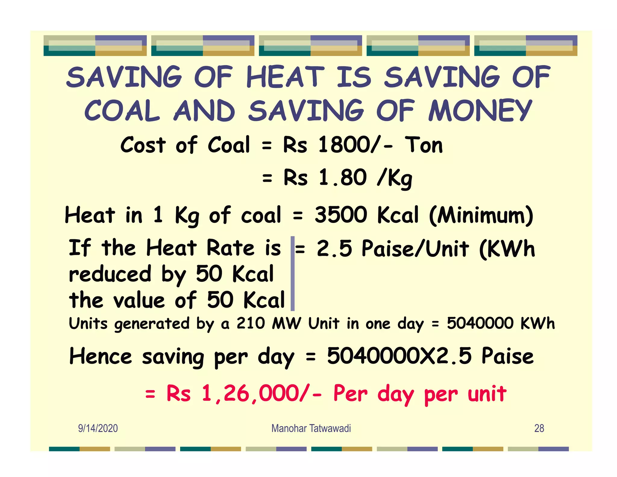 THERMAL POWER PLANT EFFICIENCY AND HEAT RATE | PDF