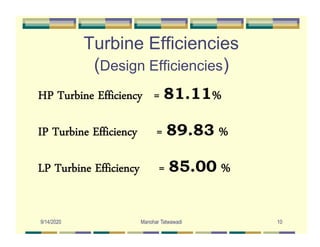 THERMAL POWER PLANT EFFICIENCY AND HEAT RATE | PDF