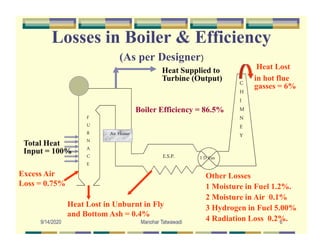 THERMAL POWER PLANT EFFICIENCY AND HEAT RATE | PDF