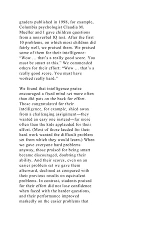 1 The Secret to Raising Smart Kids Hint Dont tel.docx