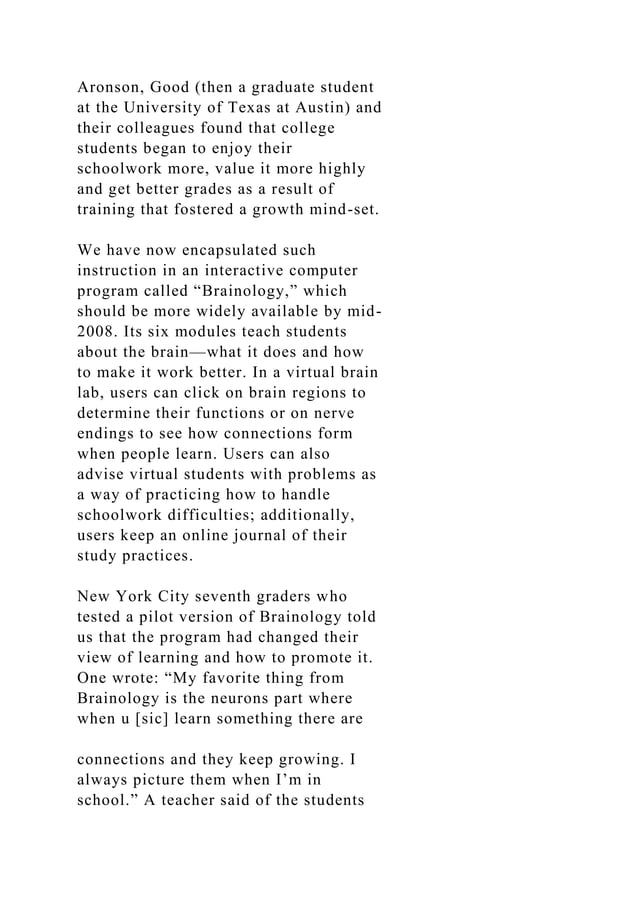 1 The Secret to Raising Smart Kids Hint Dont tel.docx