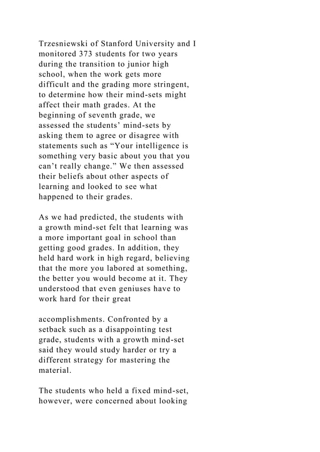 1 The Secret to Raising Smart Kids Hint Dont tel.docx