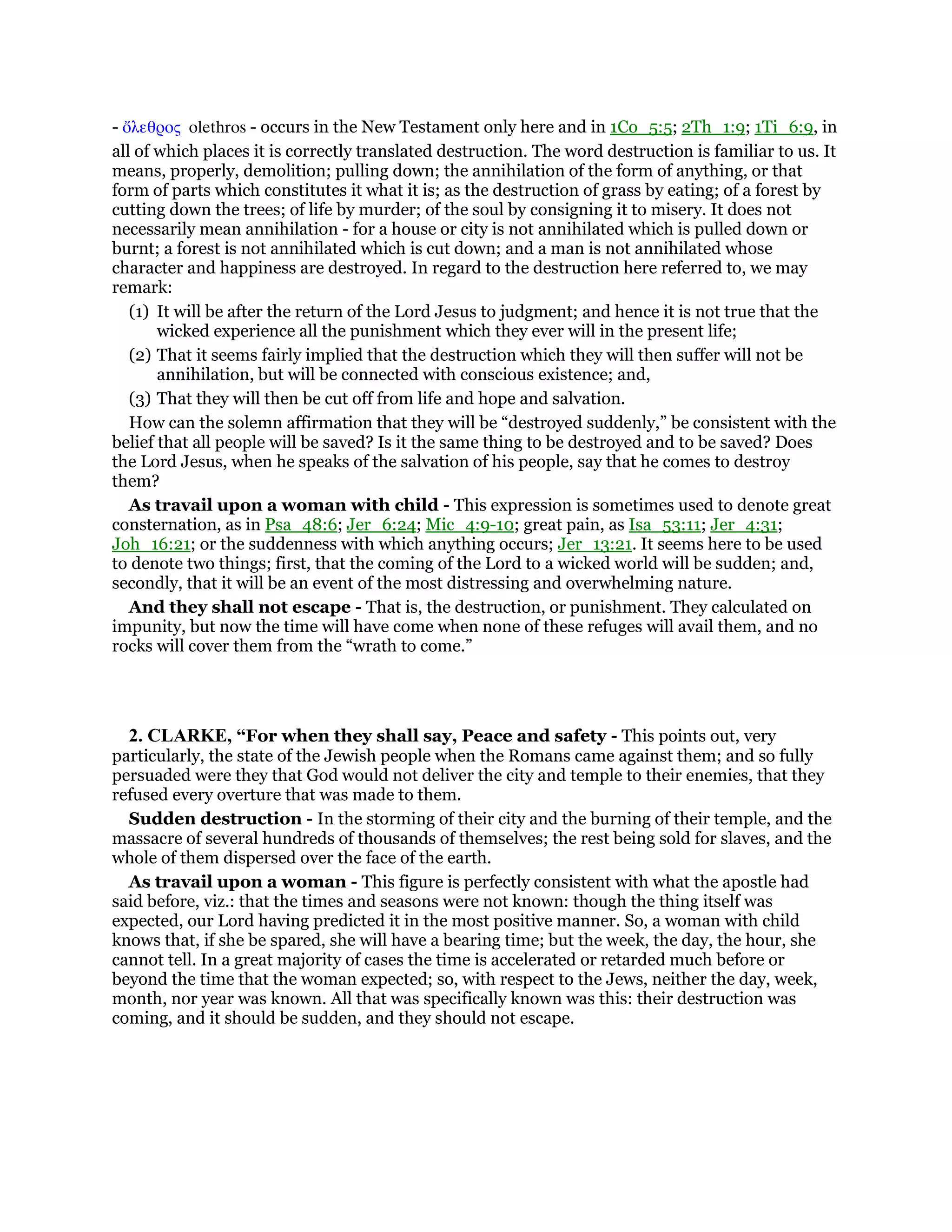 1 thessalonians 5 commentary | PDF