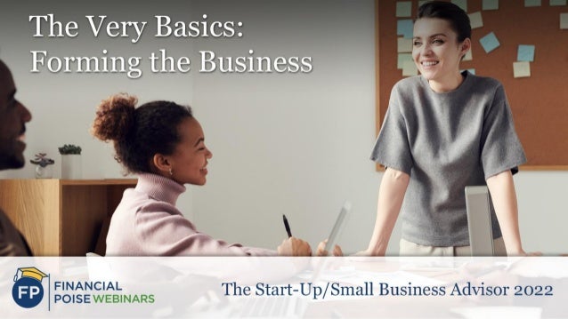 The Very Basics - Forming the Business | PPT