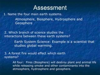 The Subsystem.pptx | Geography | Science