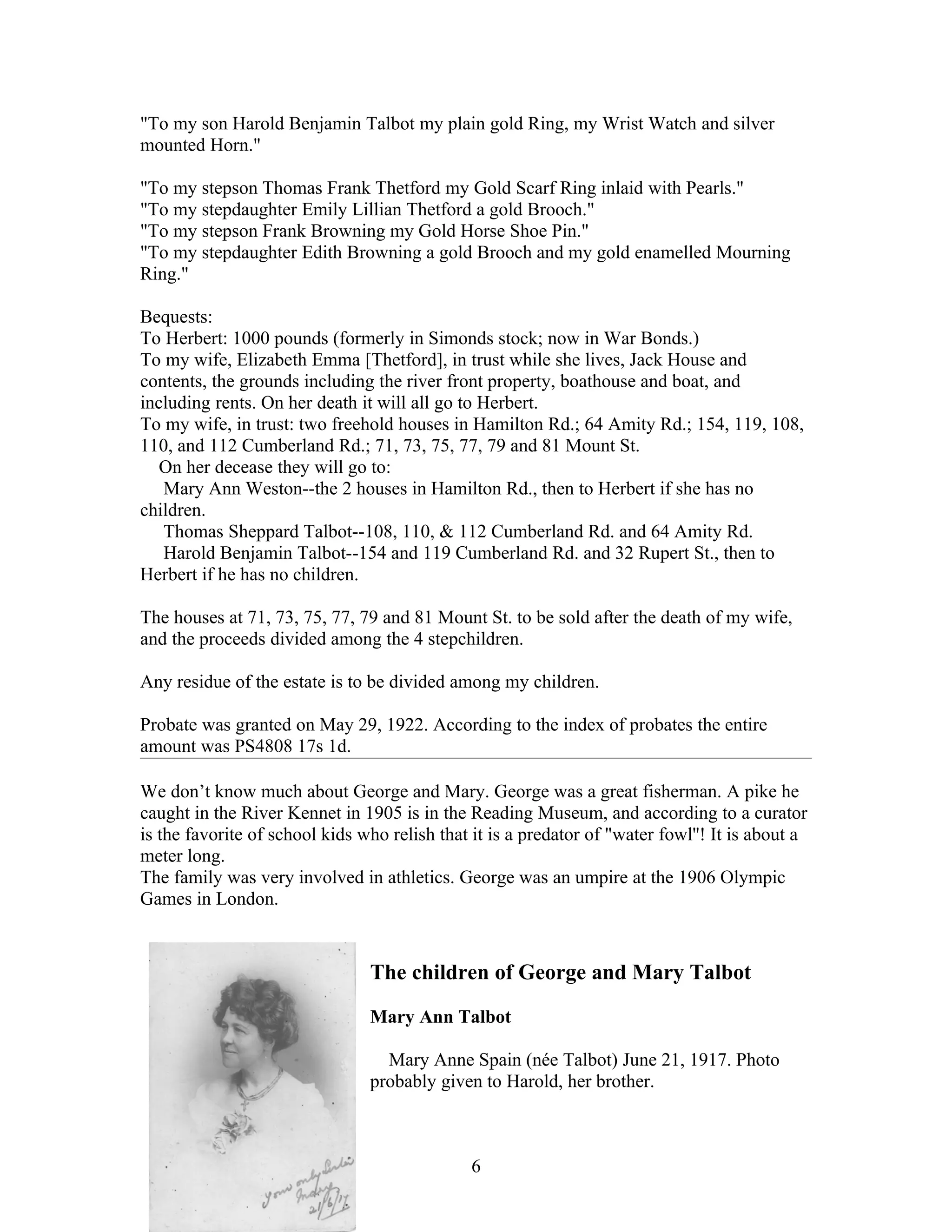 1 The Talbot Family History | DOC