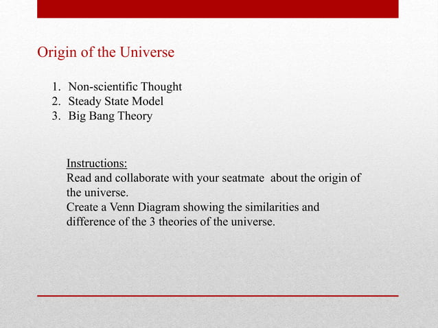 Lesson 1: The Universe and the Expanding Solar System | PPT