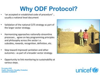 Developing and monitoring protocol for the elamination of open ...