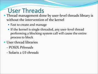 Basic Threads in Advanced operating system | PDF