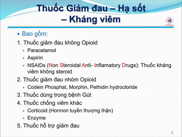 1 thuoc giam dau ha sot - khang viem | PDF