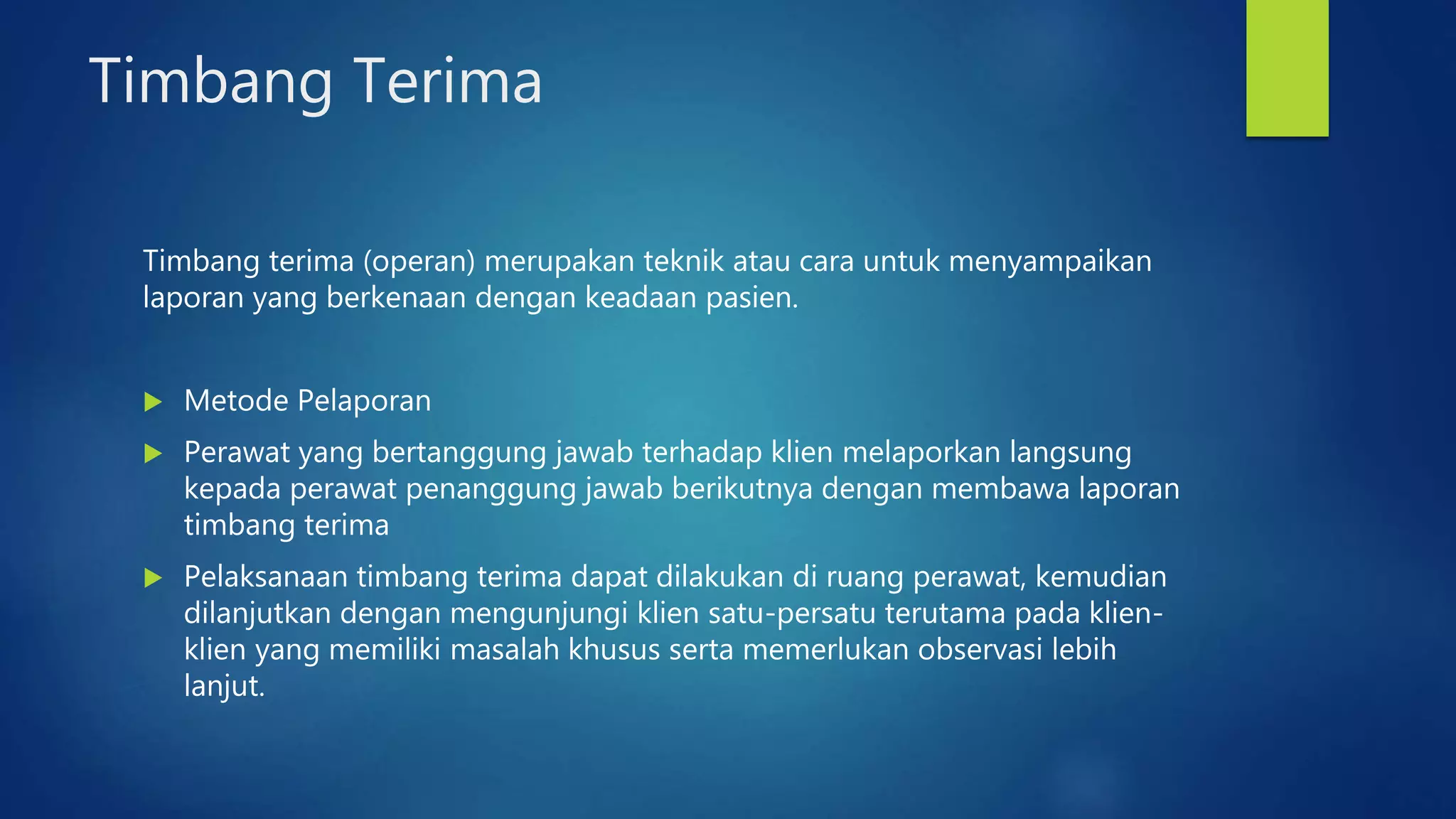 timbang terima | PPTX