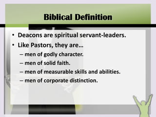 1 tim deacons stepping up | PPTX