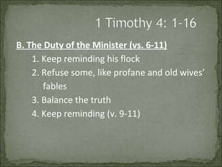 1 Timothy 4 | PPT