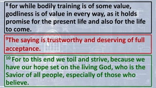 Blueprint for Building God's Church_A Good Servant of Christ | PPT