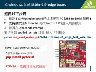 Tiny ML for spark Fun Edge | PPT
