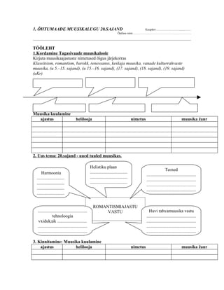 1 tl 20.saj uued tuuled muusikas | DOC