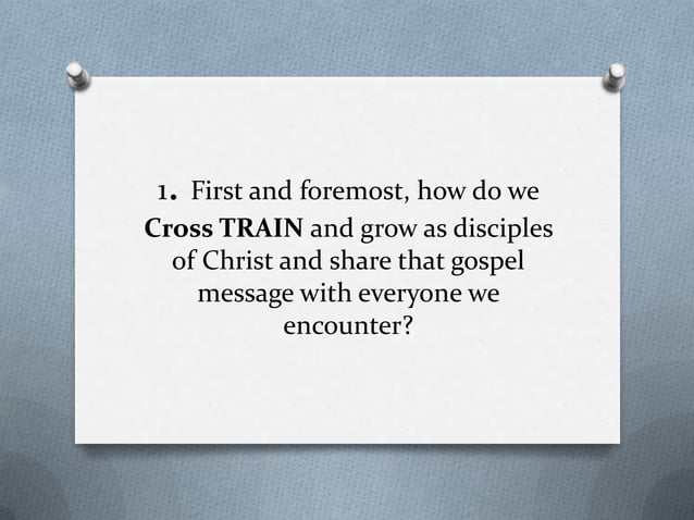 1 to 1 opening devotion 06192013 | PPT