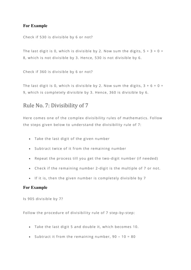1 To 20 Divisibility Rules in Mathematics.pdf