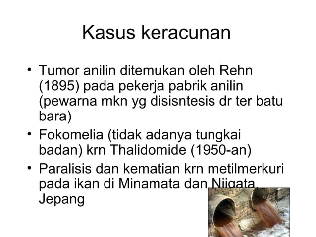 Prinsip Umum Toksikologi Ppt