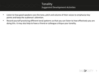 1 tonality development tips | PPT