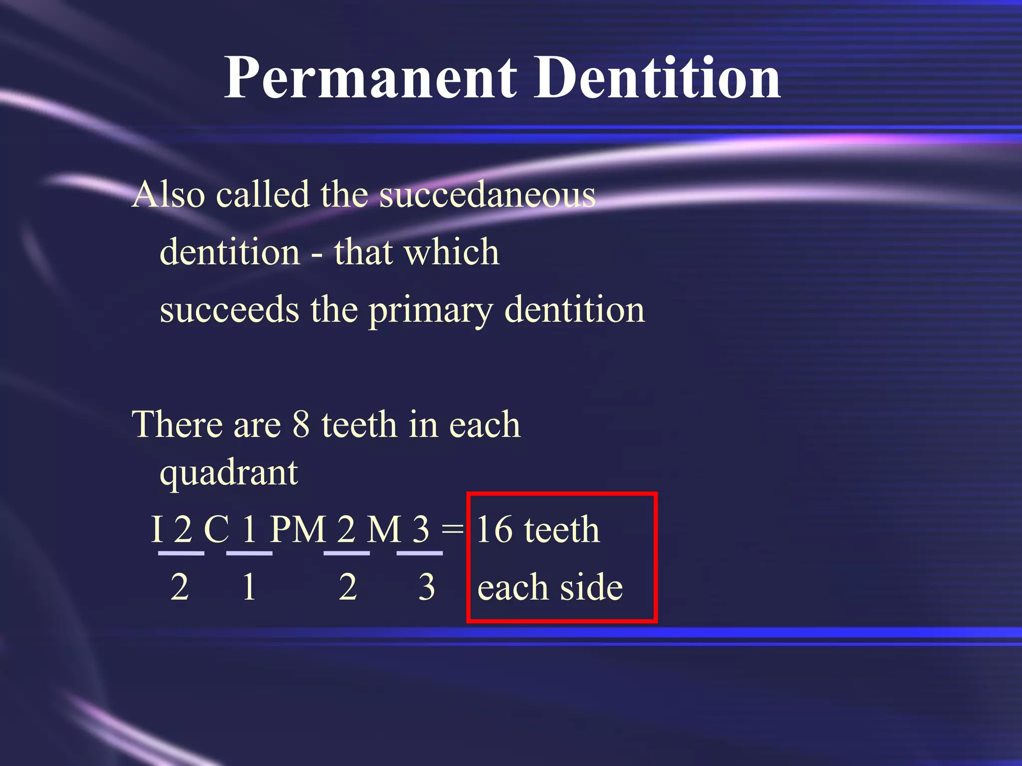 Tooth Morphology Basics | PPT