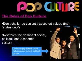 Pop Culture and the Media | PPT