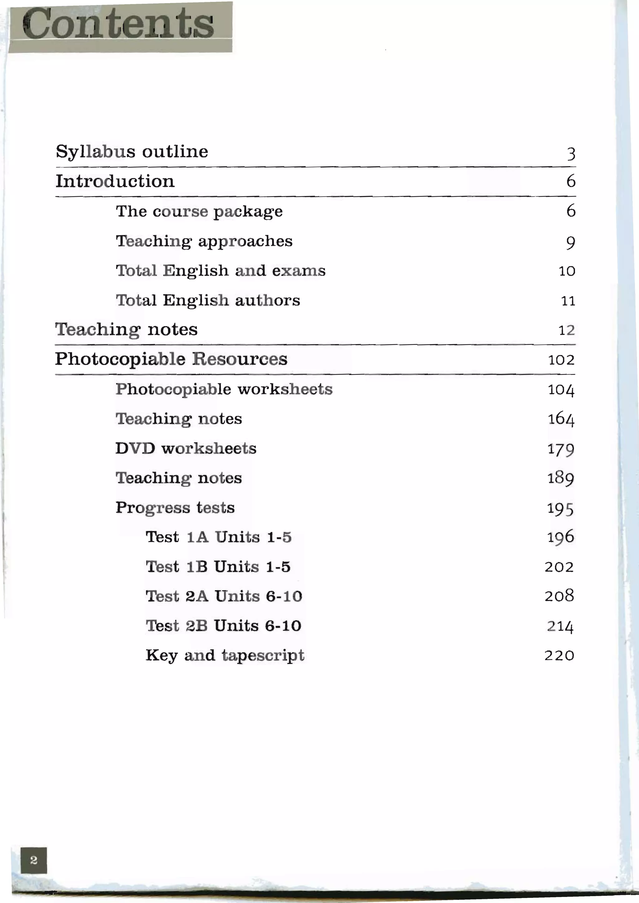Total English Advanced Teacher S Resource Book Pdf