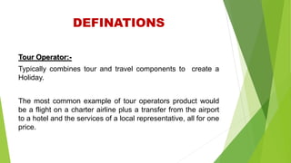 1 tour operation management | PPTX