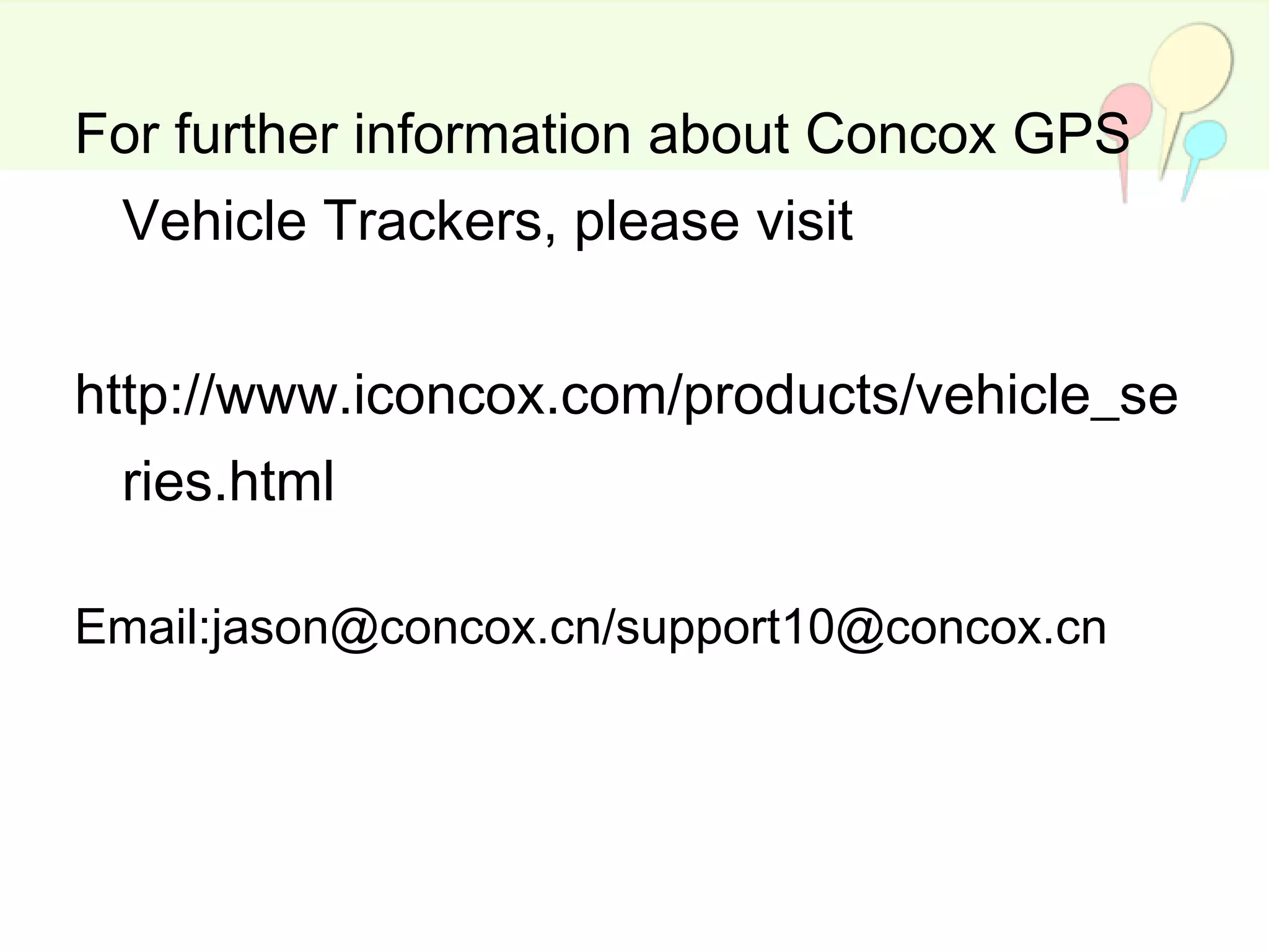 concox gps vehicle trackers | PPT