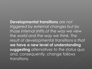 1 transisiton definition and factors | PPT