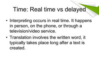 translation and interpretation | PPTX