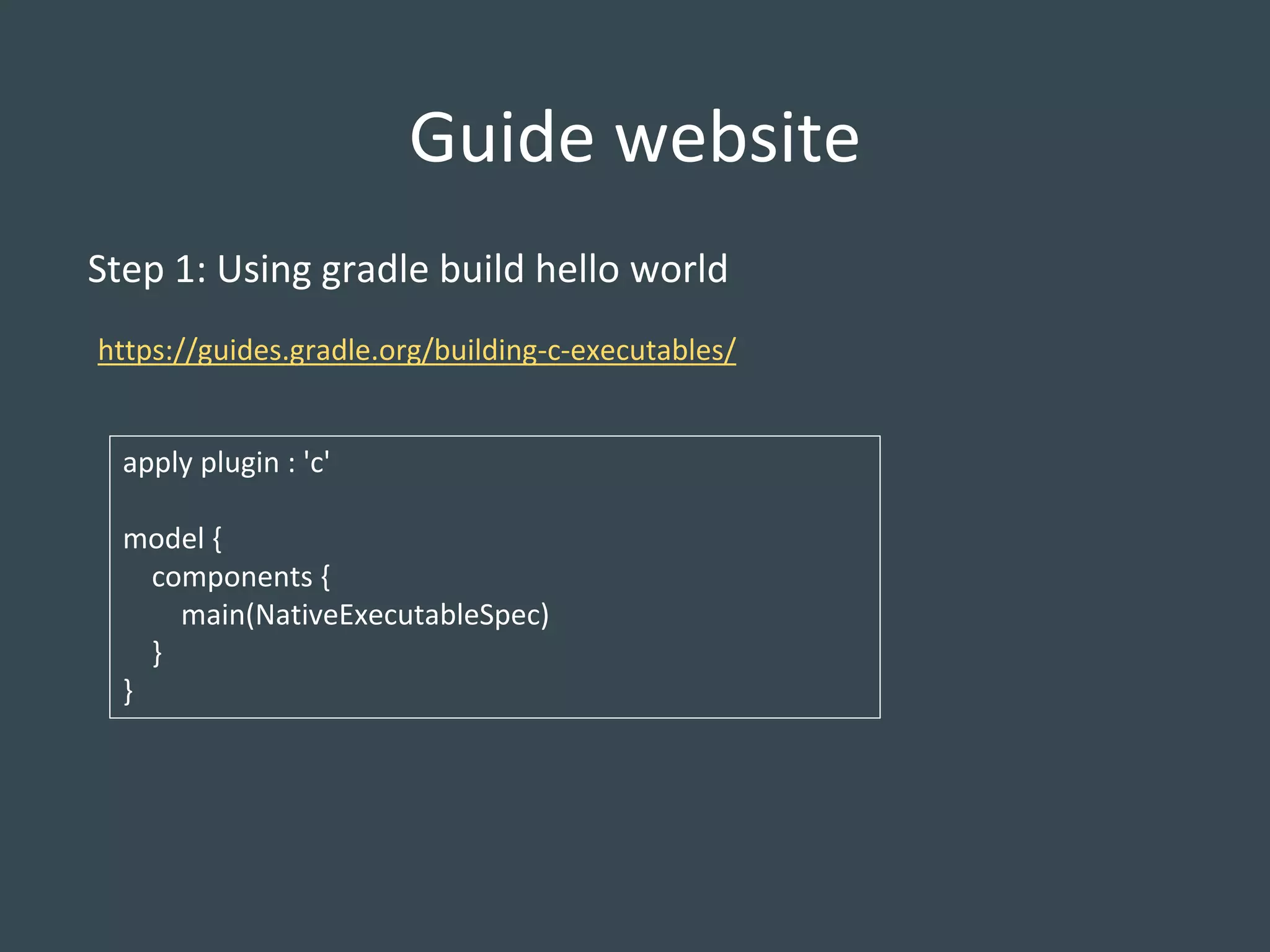 Gradle native basic | PPT