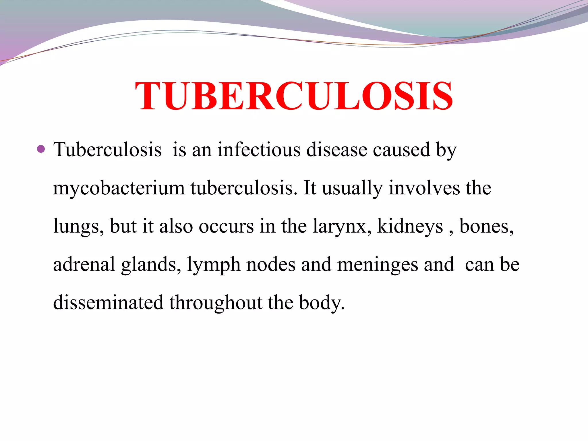 1 tuberculosis | PPT