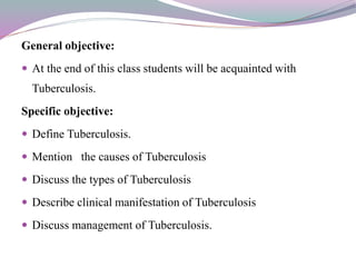 1 tuberculosis | PPT