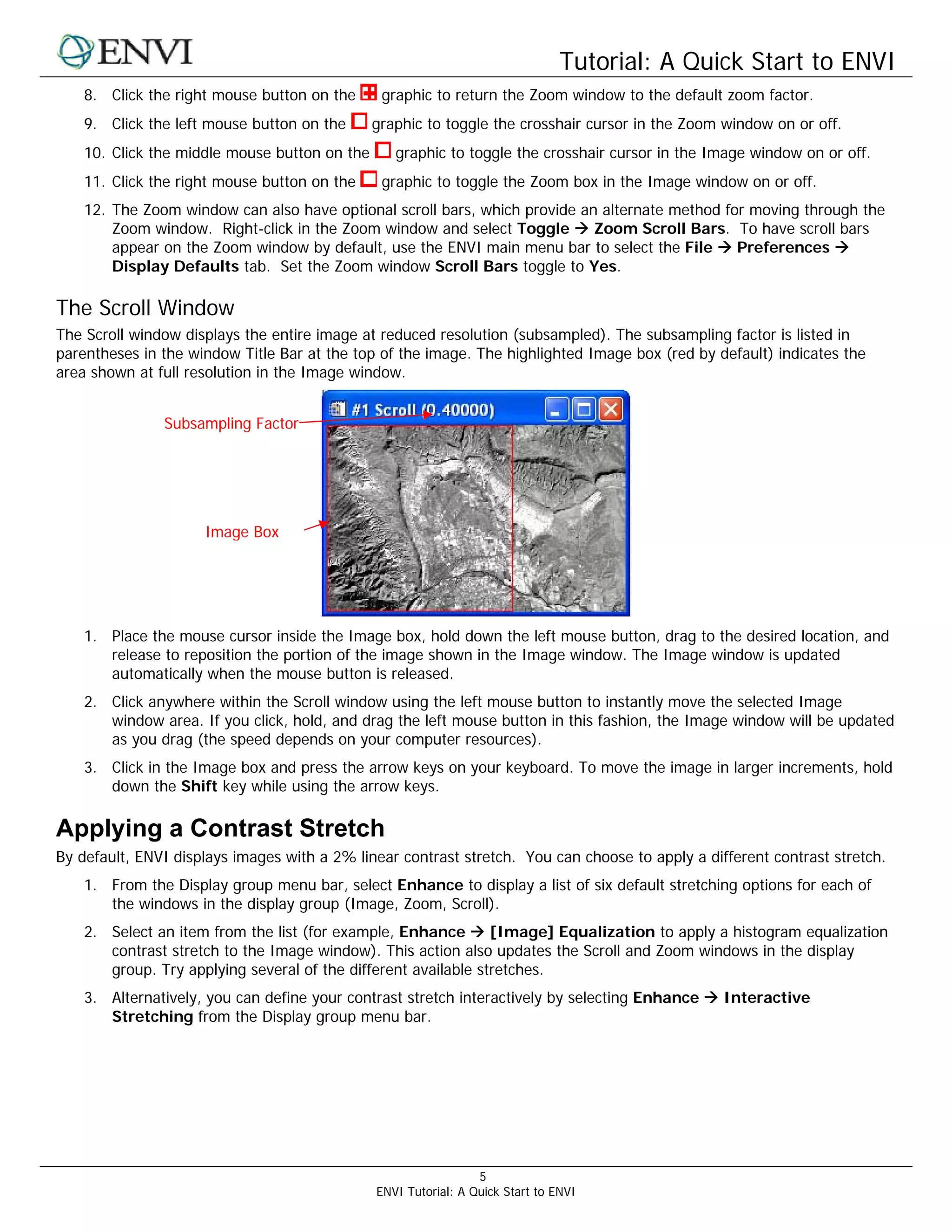 1 tutorial01 envi quick_start | PDF