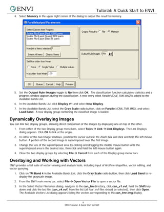 1 tutorial01 envi quick_start | PDF