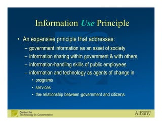 ICEGOV - Tutorial 1 - Information Policy Concepts and Principles | PDF
