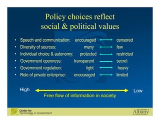 ICEGOV - Tutorial 1 - Information Policy Concepts and Principles | PDF
