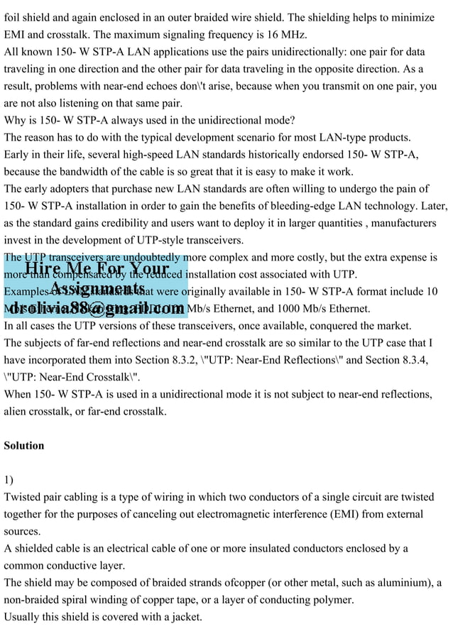 1)Twisted pair cabling is a type of wiring in which two conductors.pdf