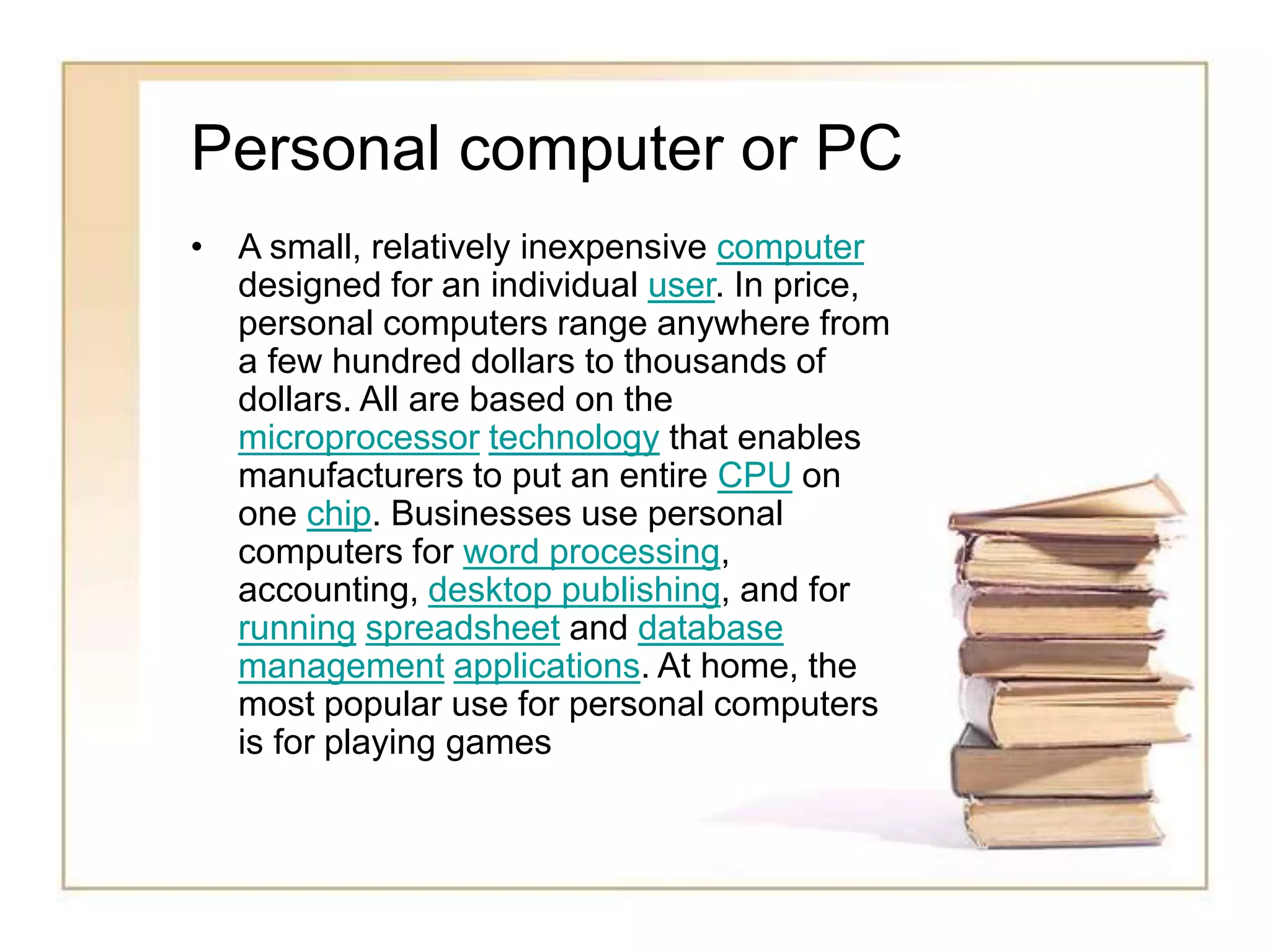 1 types of computers | PPT