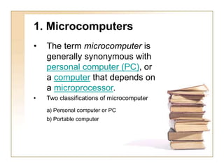 1 types of computers | PPT | Laptops | Computing