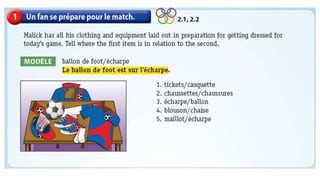 T'es Branché 1 u4a vocabulary | PPT