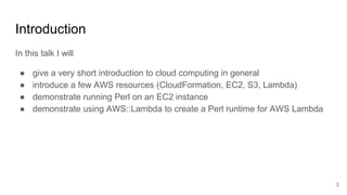 Perl and Amazon Web Services | PPT