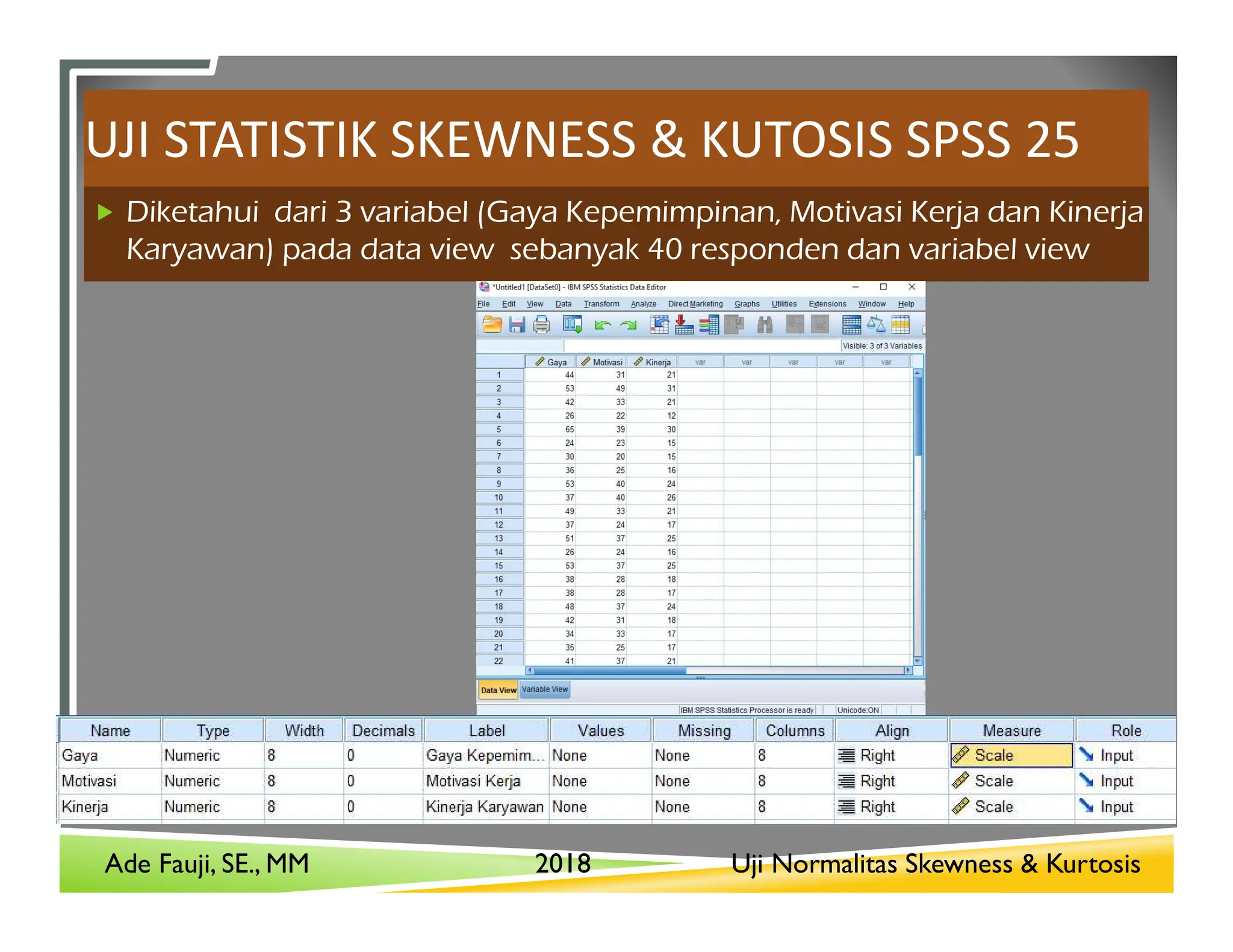 UJI NORMALITAS DENGAN SPSS VERSI 26 KOLMOGROV | PDF