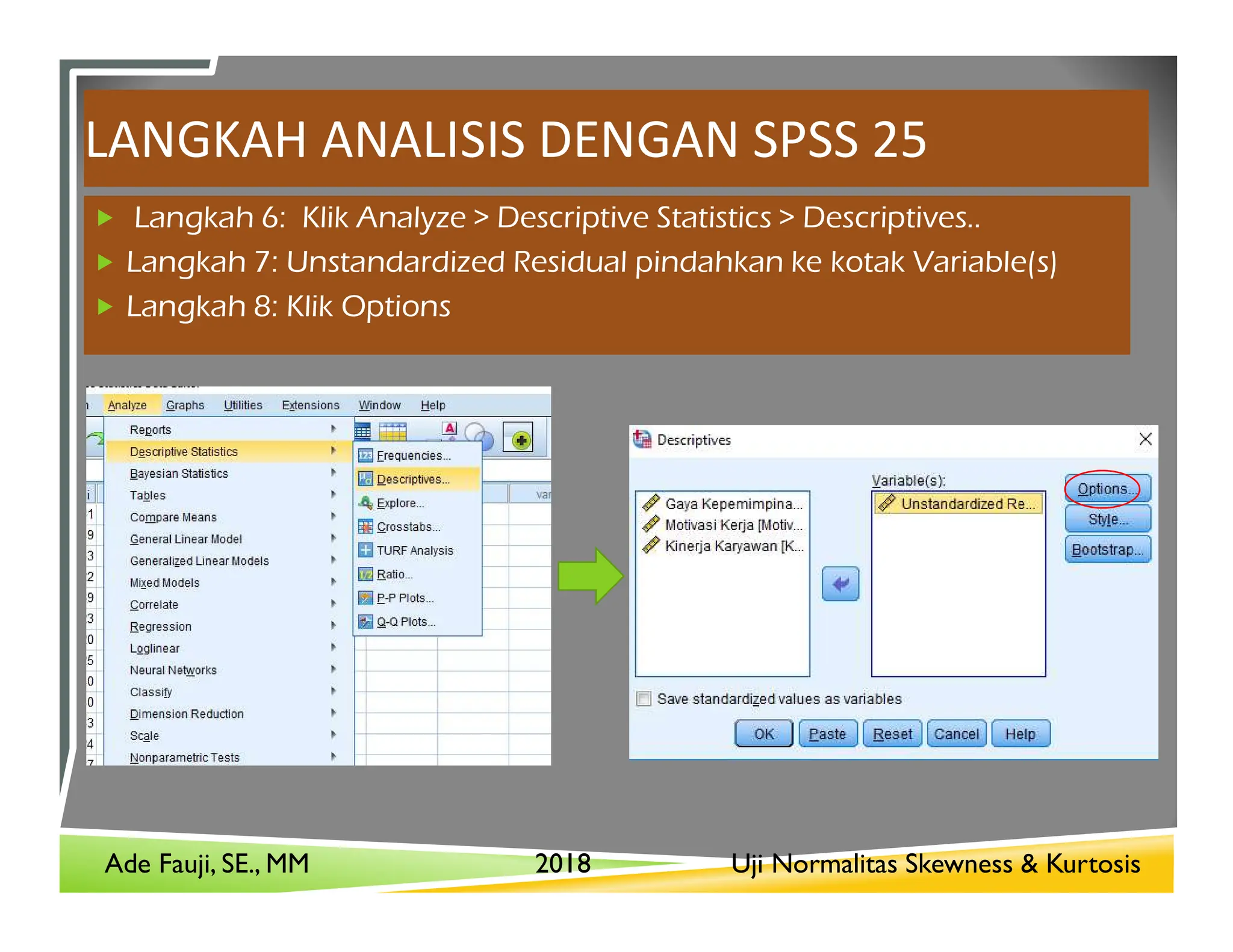 UJI NORMALITAS DENGAN SPSS VERSI 26 KOLMOGROV | PDF