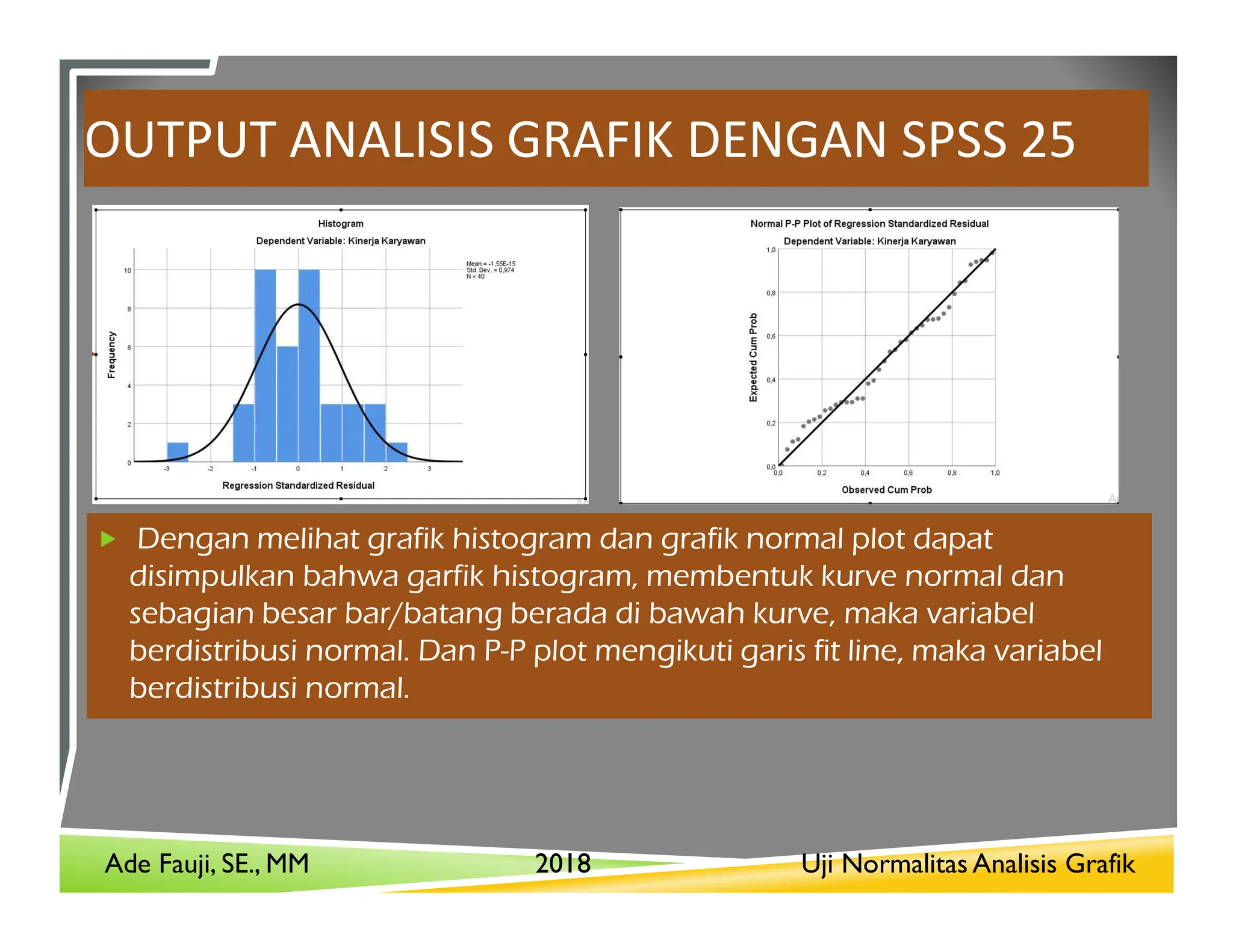 UJI NORMALITAS DENGAN SPSS VERSI 26 KOLMOGROV | PDF