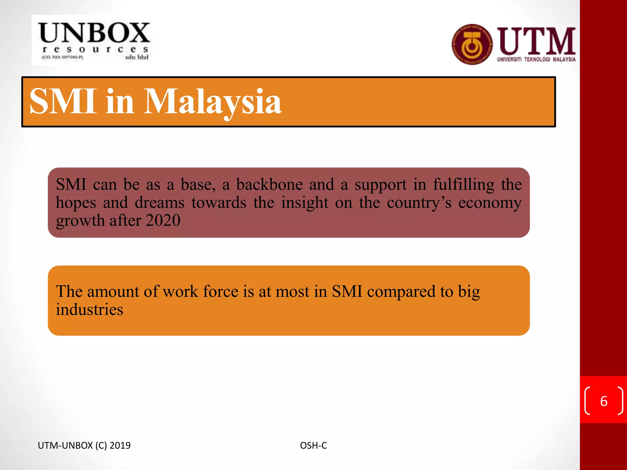 Challenges and Realities of SMI | PPTX