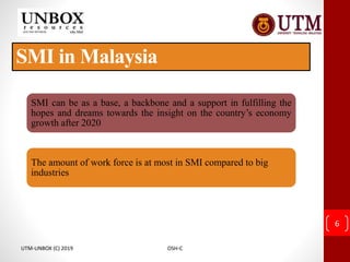 Challenges and Realities of SMI | PPTX
